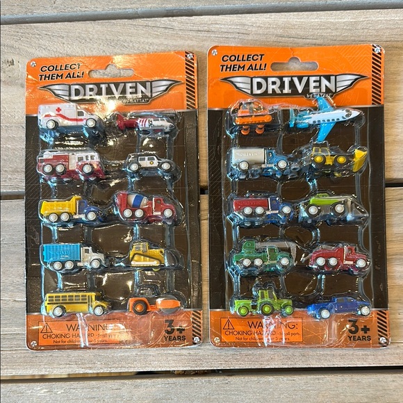 Driven by Battat | Toys | Nwt 220 Driven By Battat Mini Toy Vehicle Set ...